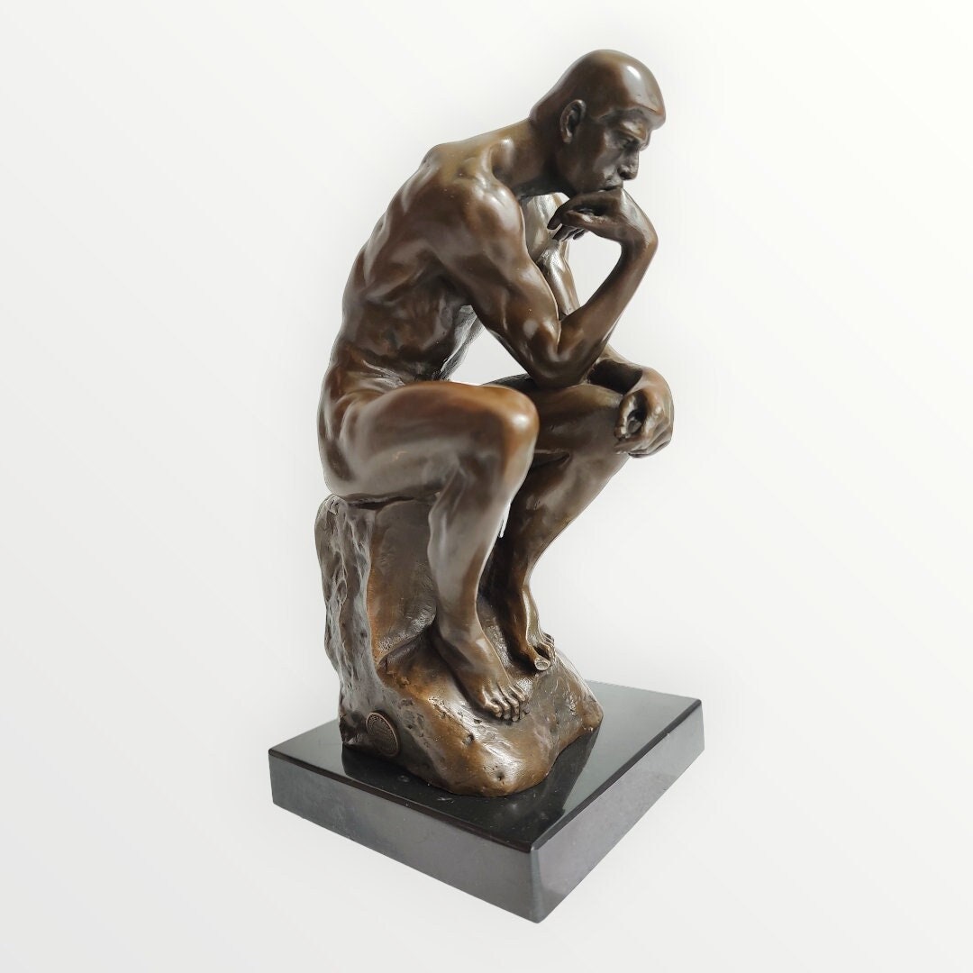The Thinker Bronze Statue by A.rodin High Quality Thinker Auguste Rodin ...
