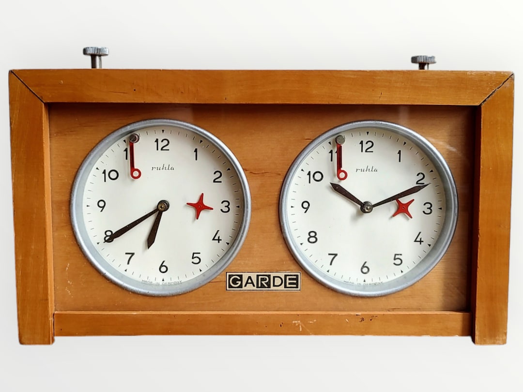 Classic Garde Clock Rare Vintage Chess Clock Timer Ruhla Garde West ...