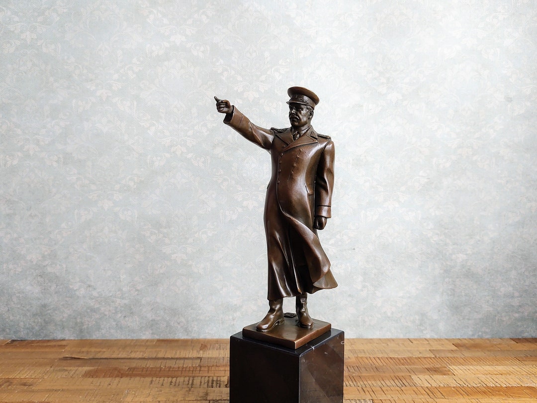 Stalin Bronze Sculpture, the Soviet Union, USSR General Secretary of ...