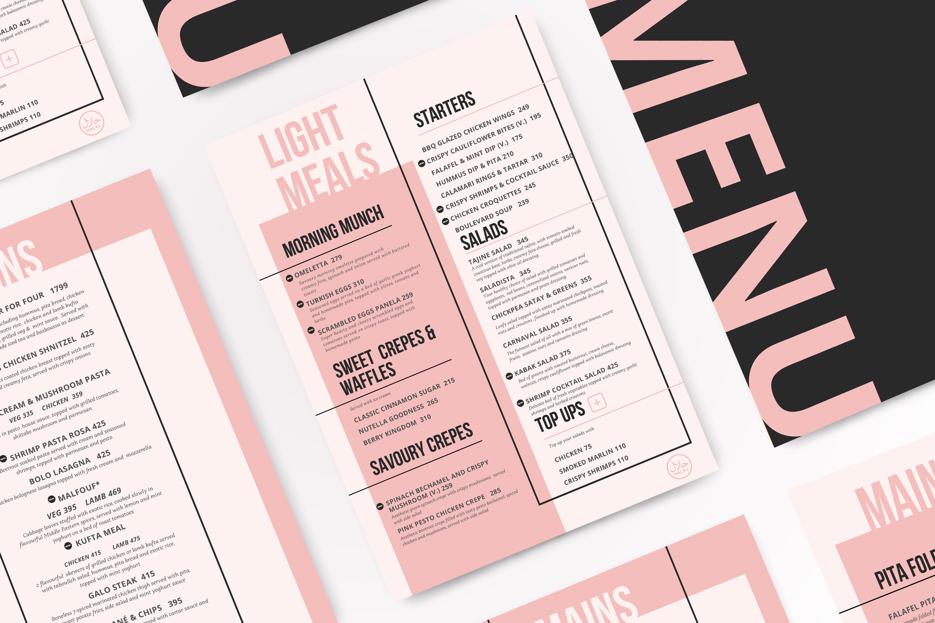 Simple and Classy Menu Design - Etsy