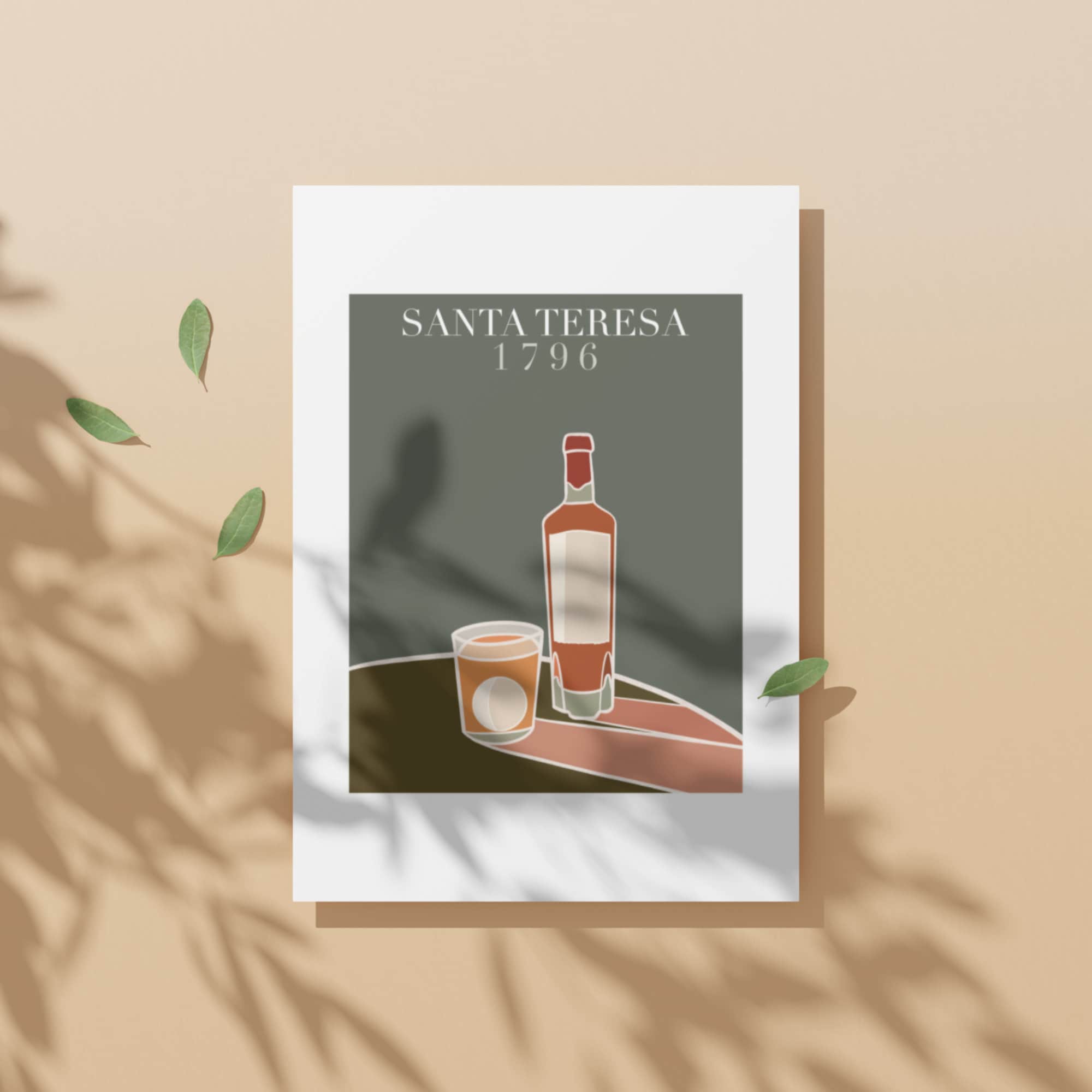 Santa Teresa 1796 | Illustration | Venezuelan Print | Venezuelan Wall ...