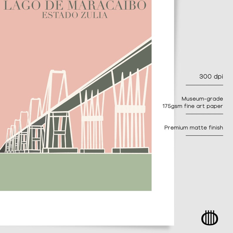 Lago De Maracaibo | Venezuela Illustration | Venezuelan Print ...