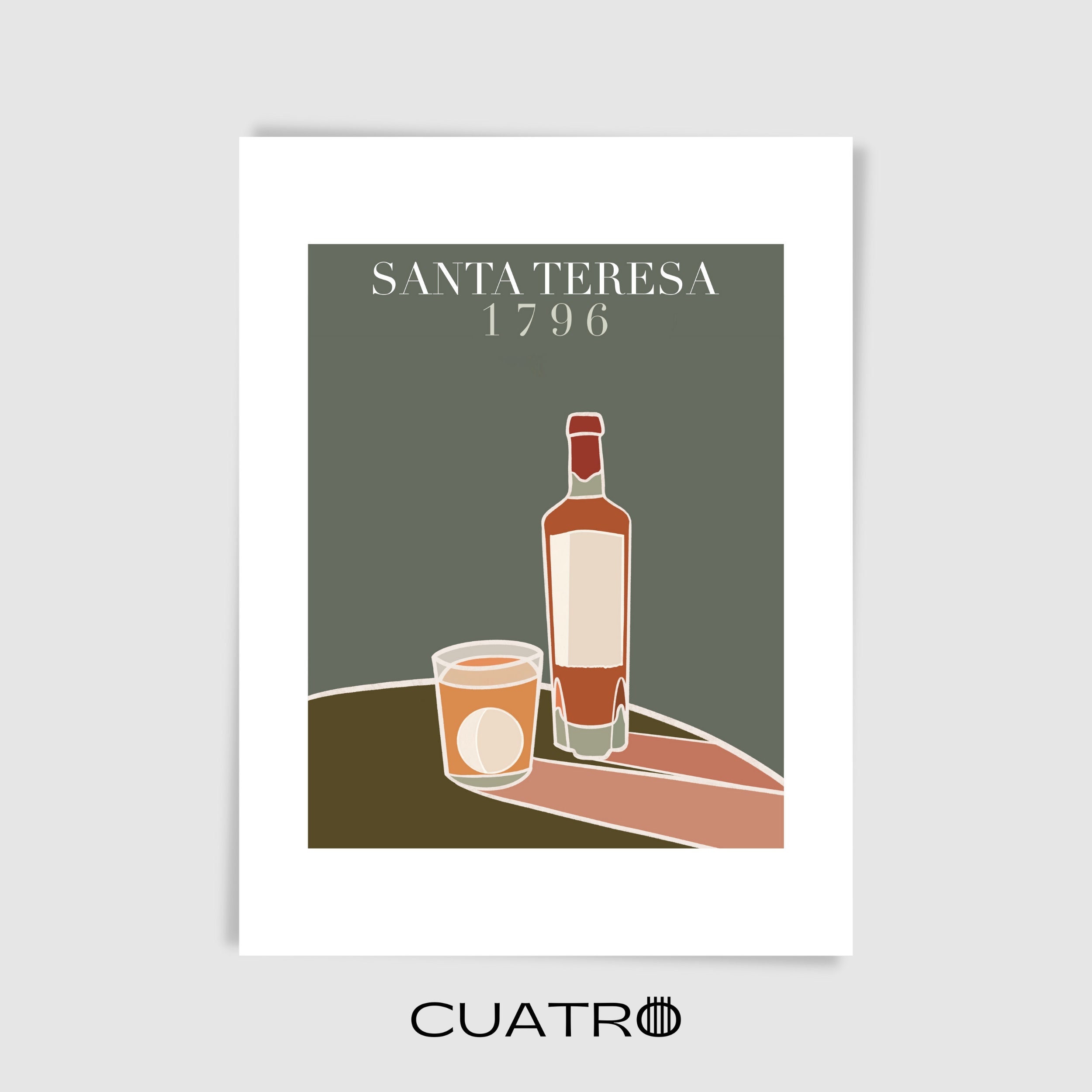 Santa Teresa 1796 | Illustration | Venezuelan Print | Venezuelan Wall ...