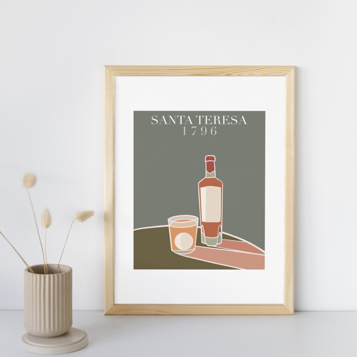 Santa Teresa 1796 | Illustration | Venezuelan Print | Venezuelan Wall ...