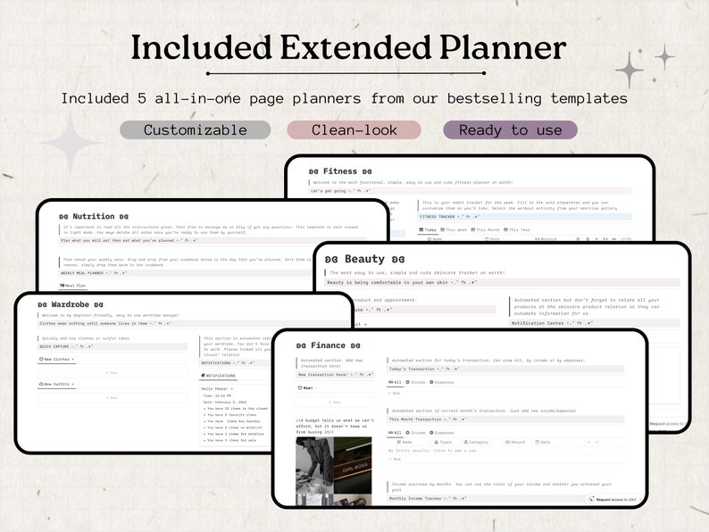 2024 New All in One Notion Template , That Girl Dashboard, Notion ...