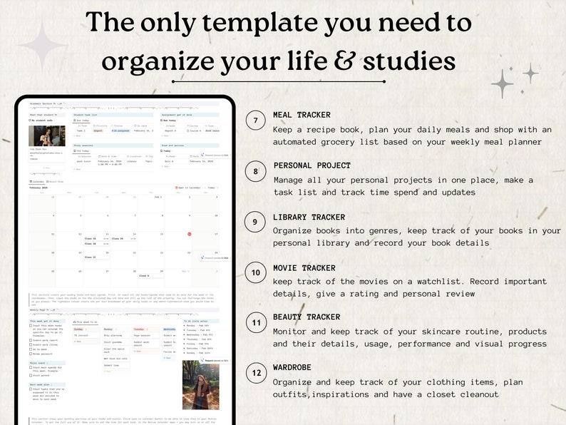 2024 New All in One Notion Template , That Girl Dashboard, Notion Ultimate Life Planner ...
