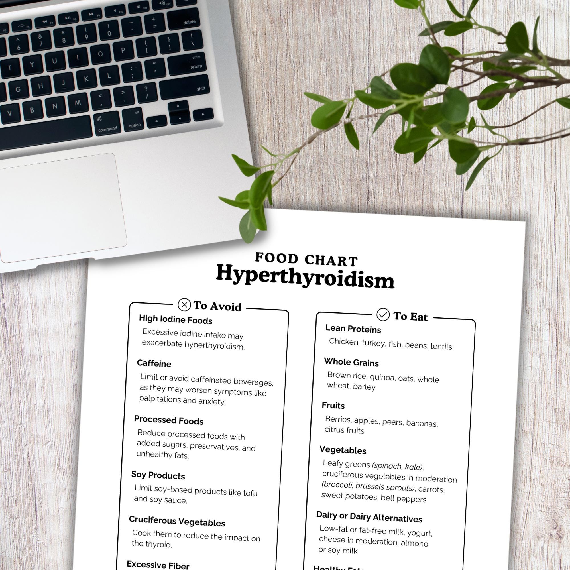 Hyperthyroidism, Hyperthyroidism Diet, Food Chart, Food List, What to ...