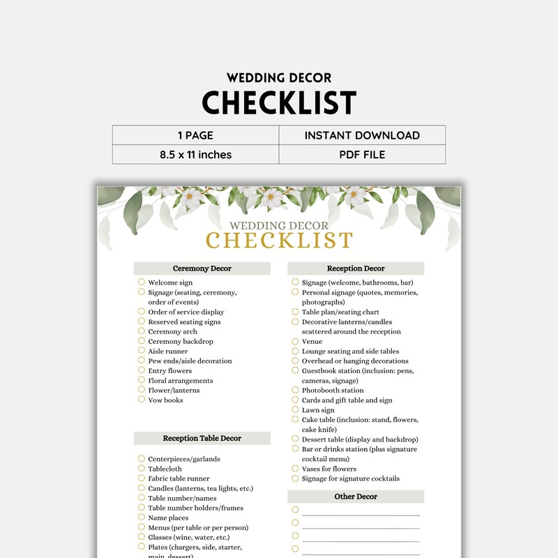 Pdf Wedding - Etsy