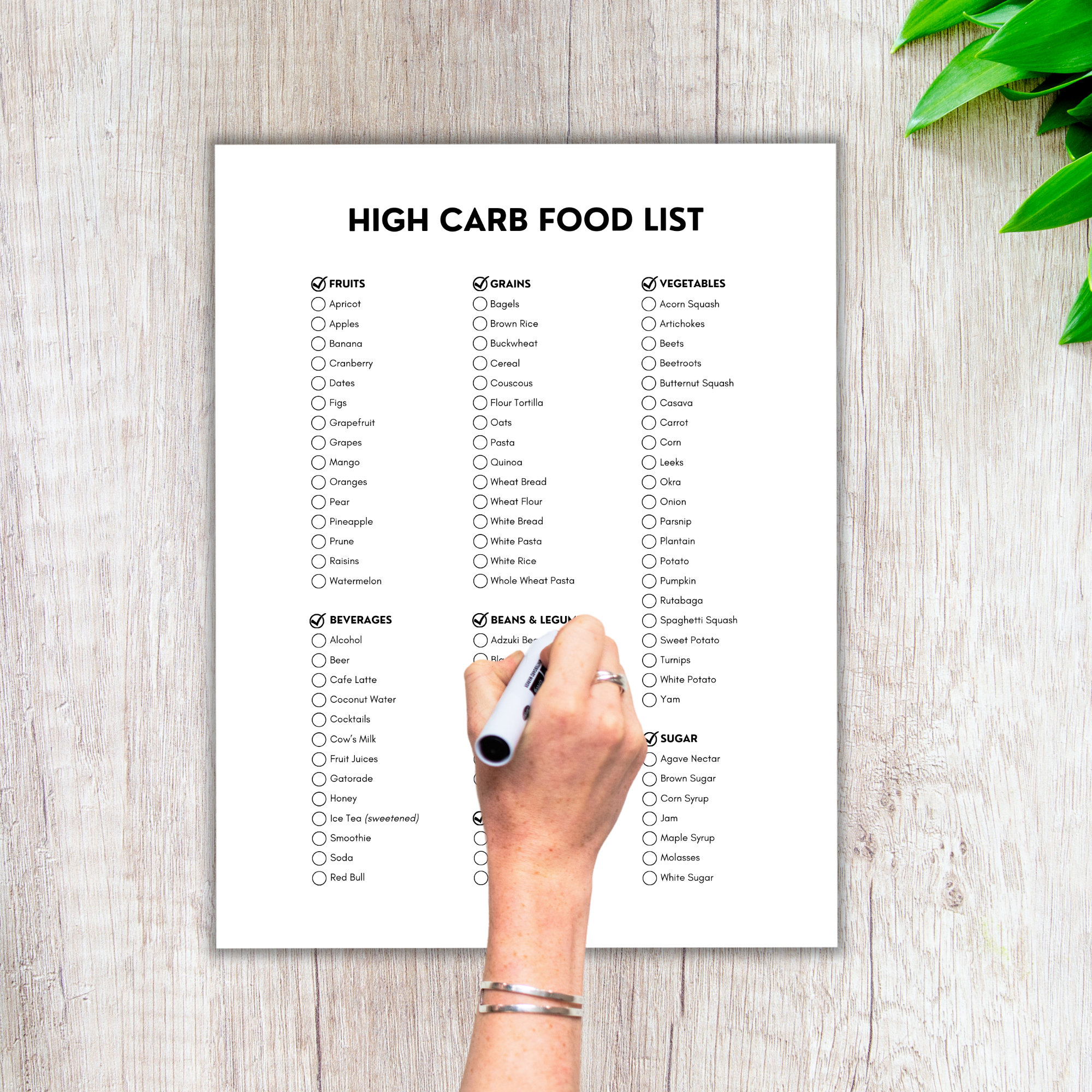 High Carb, Food List, High Carbohydrates, Carb Heavy Foods, Food Source ...