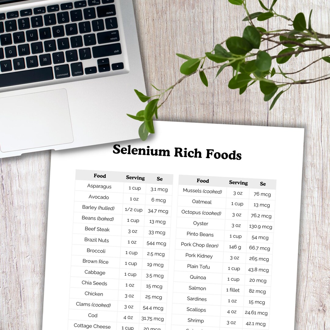 Selenium Rich Foods, Selenium Foods, Natural Selenium, Essential ...
