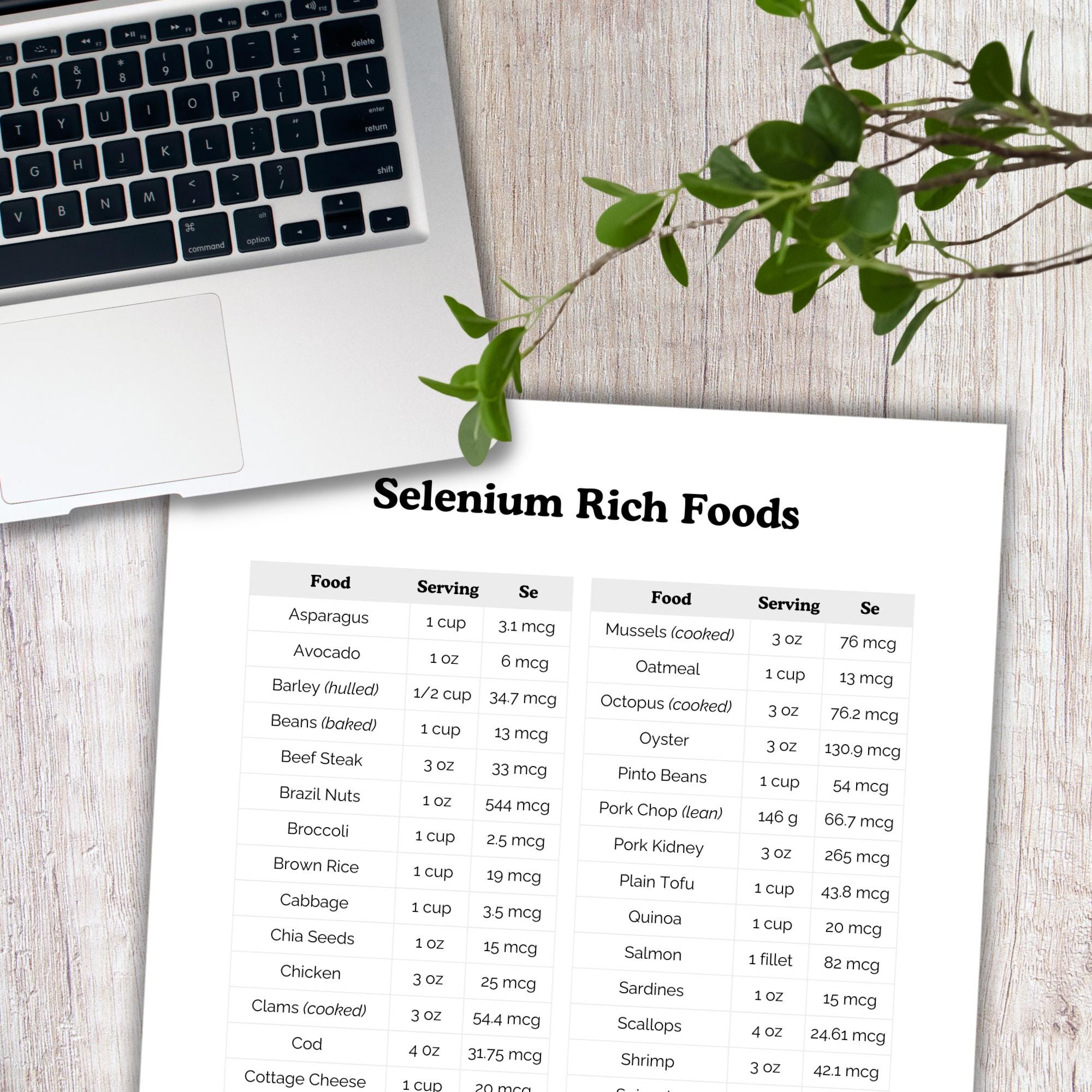 Selenium Rich Foods, Selenium Foods, Natural Selenium, Essential ...