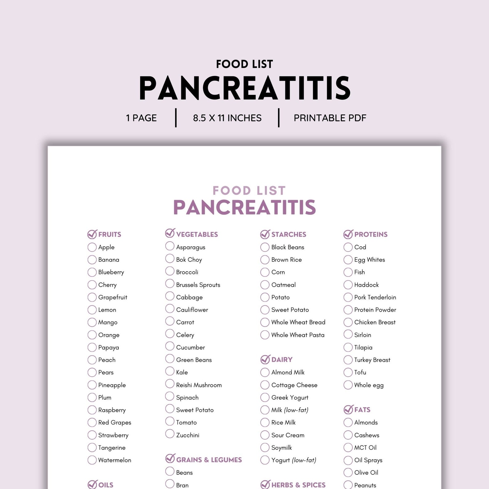 Pancreatitis, Food List, Food Chart, Pancreatitis Diet, Diet Planner ...
