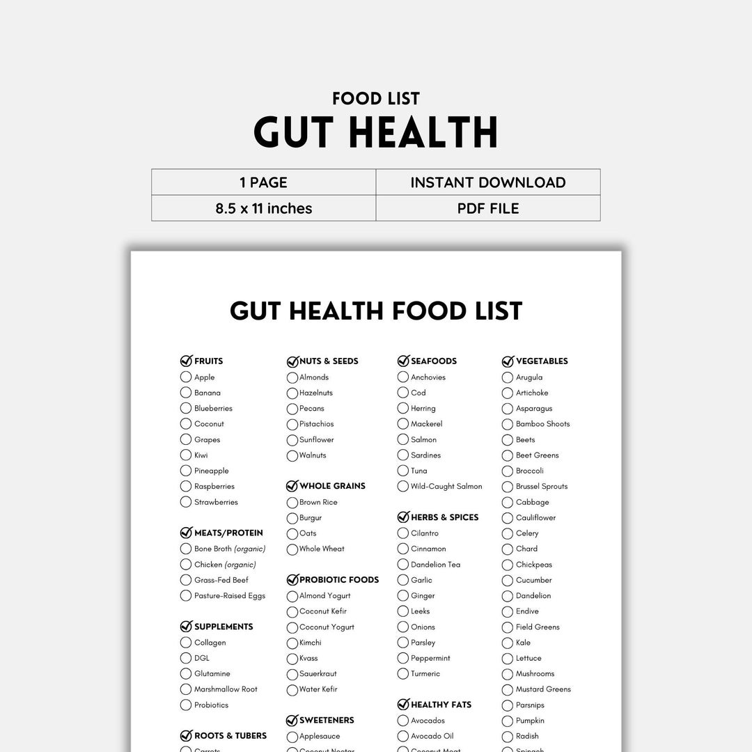Gut Health, Food List, Digestive Health, Fiber Rich Diet, Healthy Gut ...