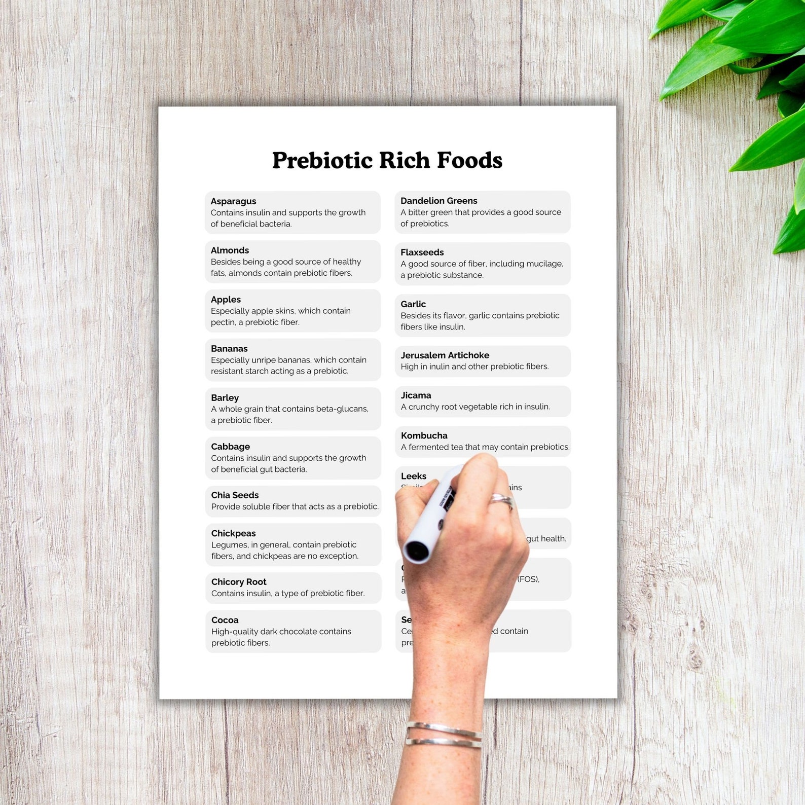 Prebiotic, Prebiotic Diet, Prebiotic Rich Foods, Prebiotic Foods ...