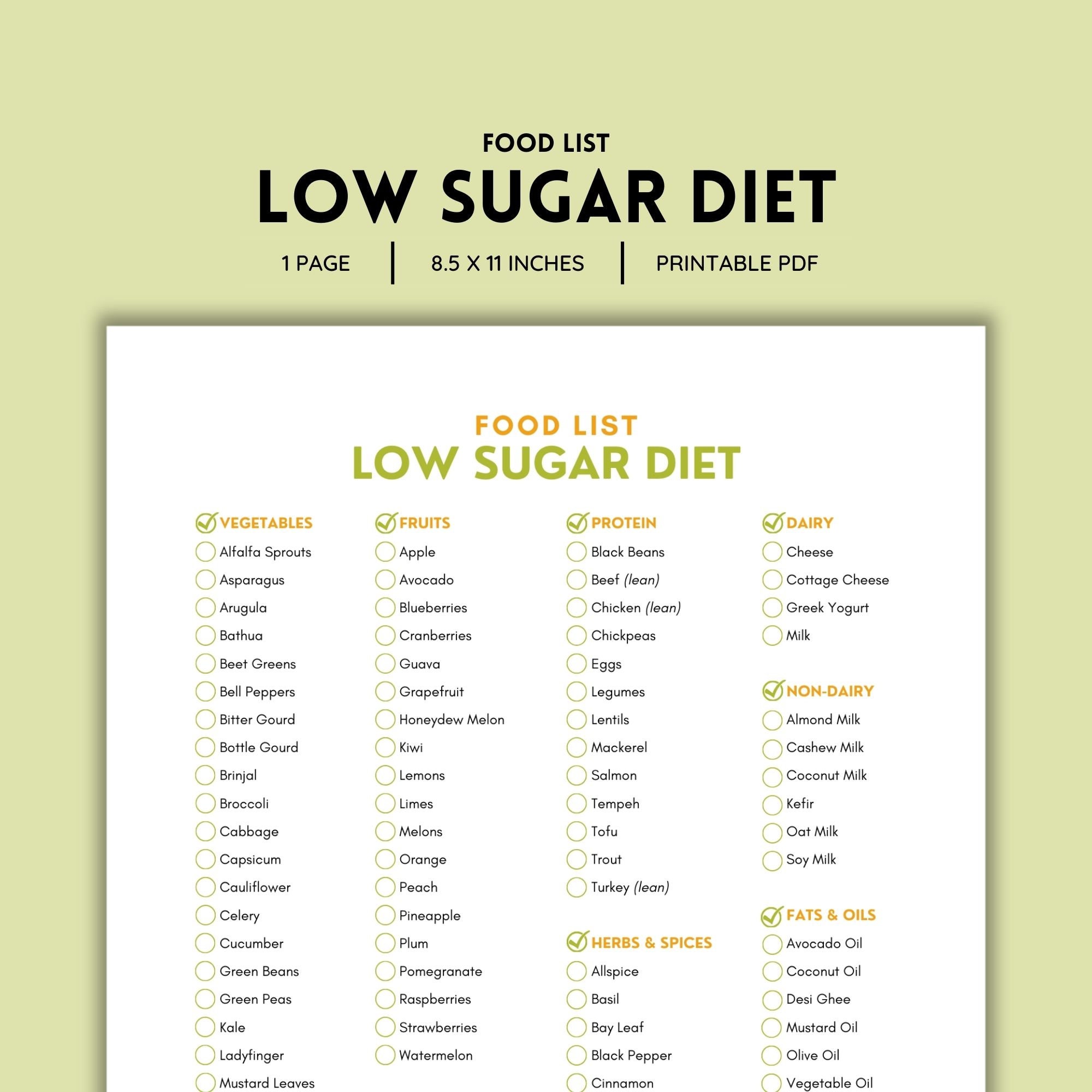 Low Sugar Diet Sugar Free Diabetic Food List Low Carb Food List