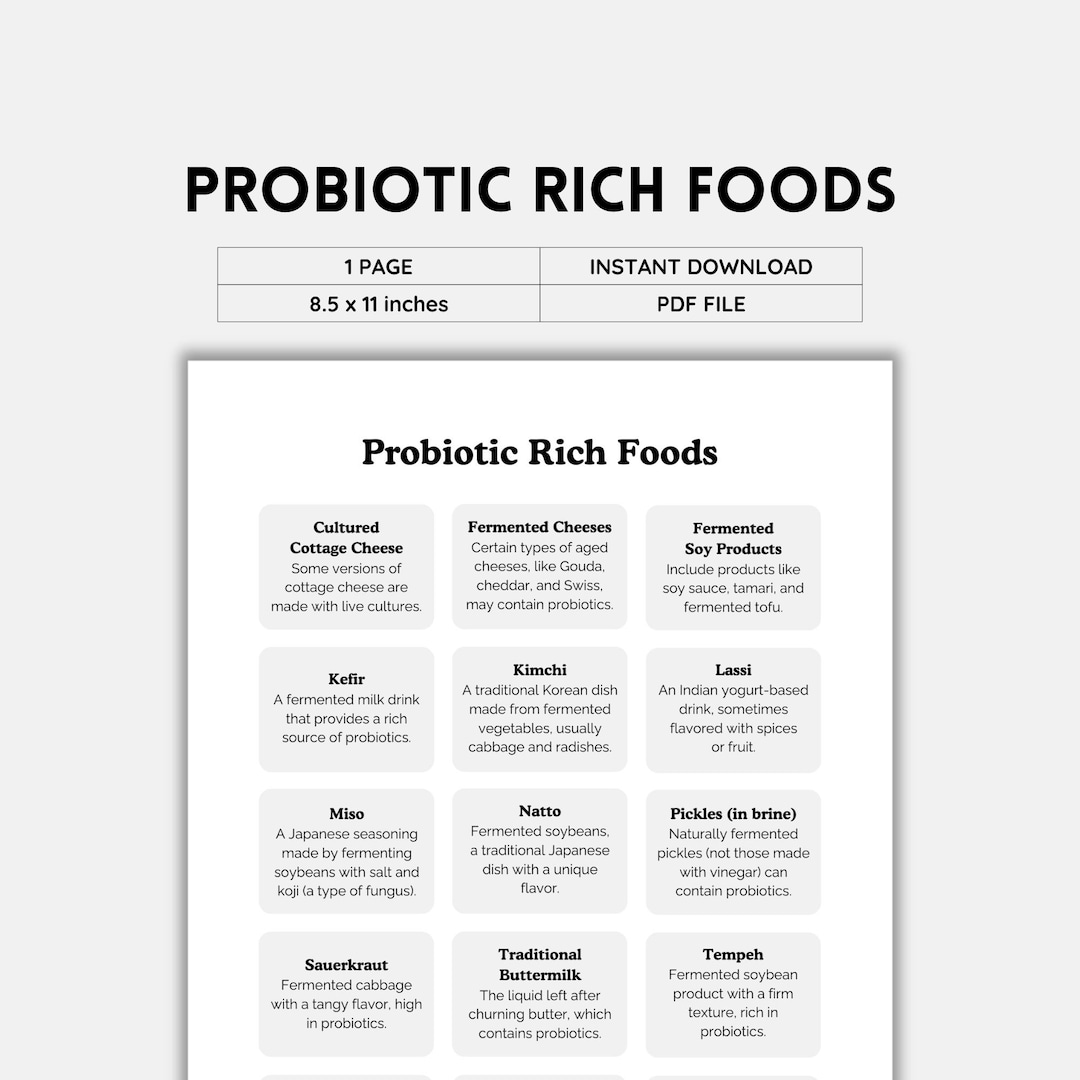 Probiotic, Probiotic Diet, Probiotic Rich Foods, Probiotic Foods ...