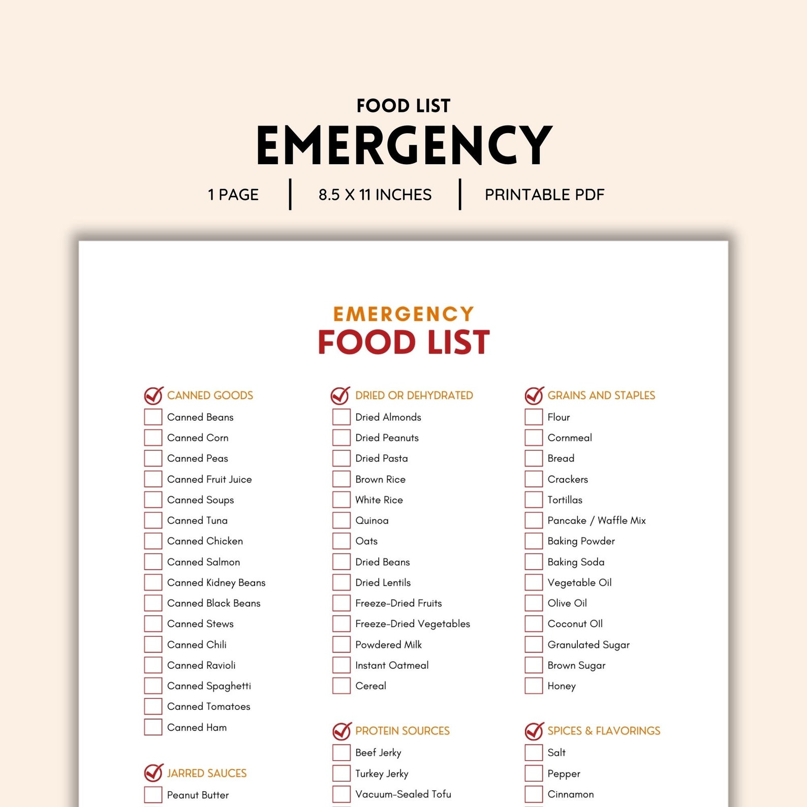 Emergency Food, Food List, Survival Food, Emergency Supplies, Shelf ...