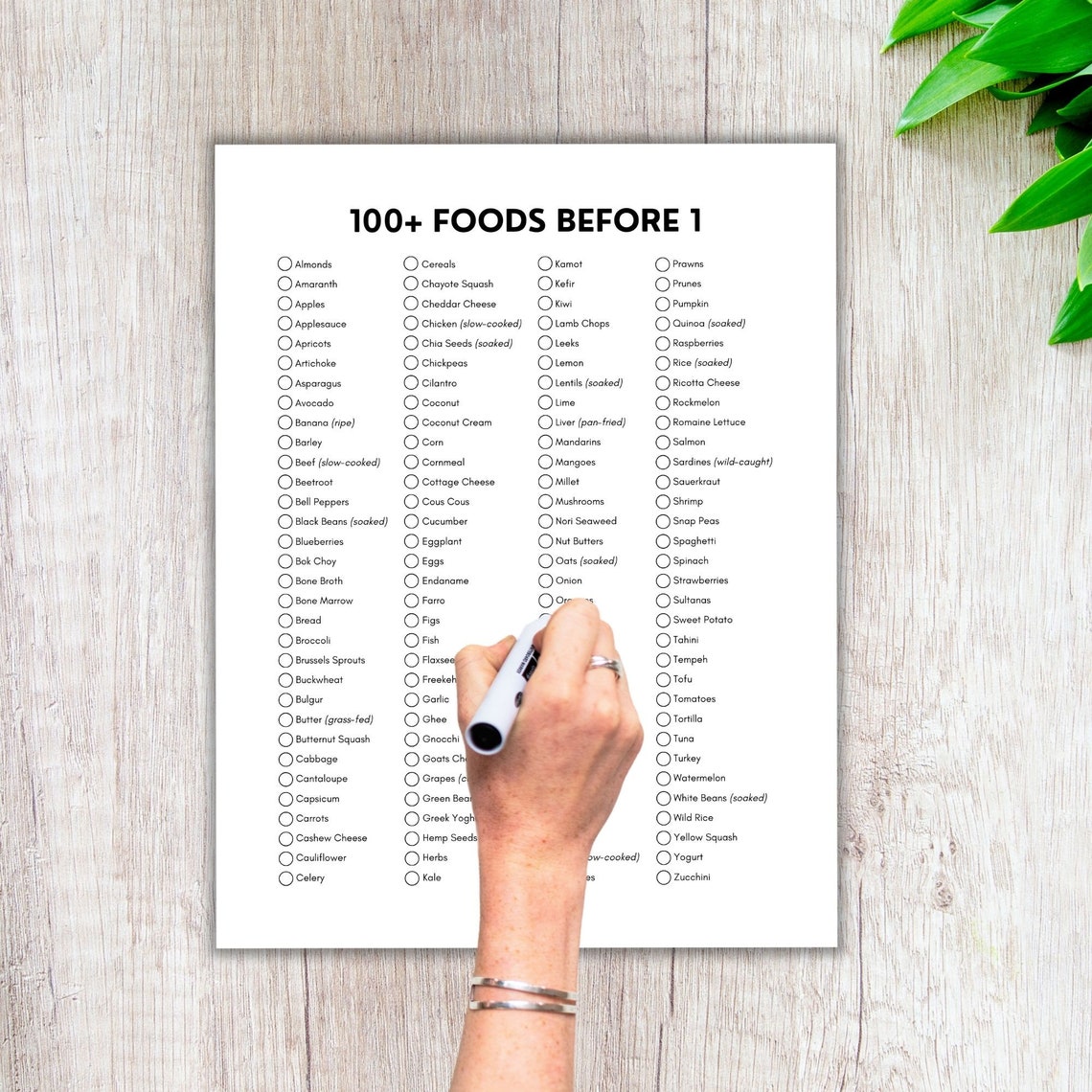100 Foods Before 1, Baby Food, Food List, Baby First Foods, 100 First ...