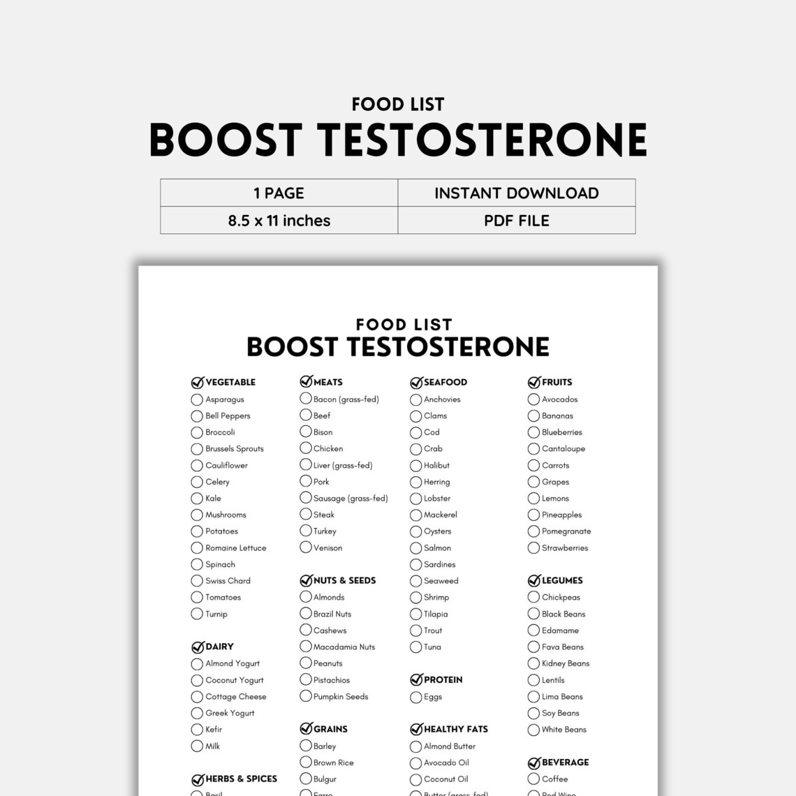 Boost Testosterone, Testosterone Booster, Food List, Magnesium Rich ...