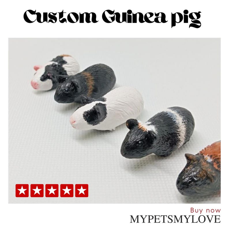 Custom Guinea Pig Statue Customized From Photo, Guinea Pig Sculpture ...