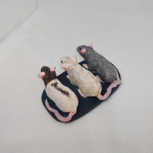Custom Clay Rat Figurine: Handcrafted Miniature Pet Sculpture - Etsy