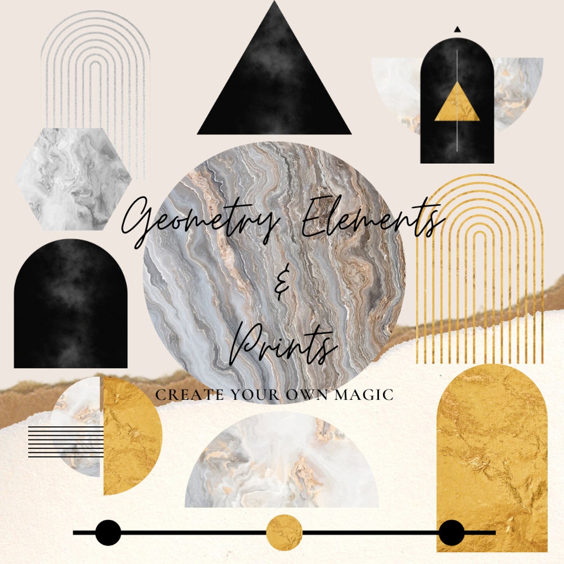 Digital Clipart,geometry Elements Clipart,bundle Clipart,element ...