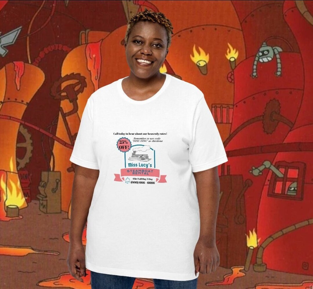 MISS LUCY'S STEAMBOATS Tee - Shirt, Rhyme, Hello, Operator, #9, Clap ...