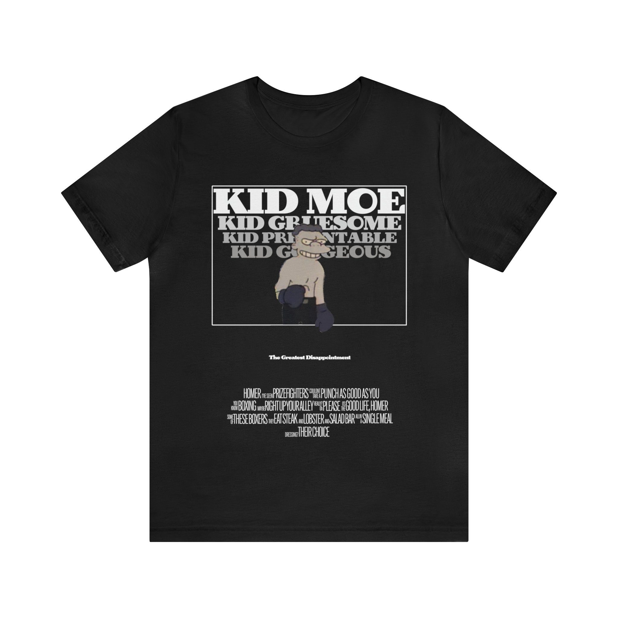 KID MOE TEE the Simpsons Moe Szyslak Rocky 3 Funny - Etsy