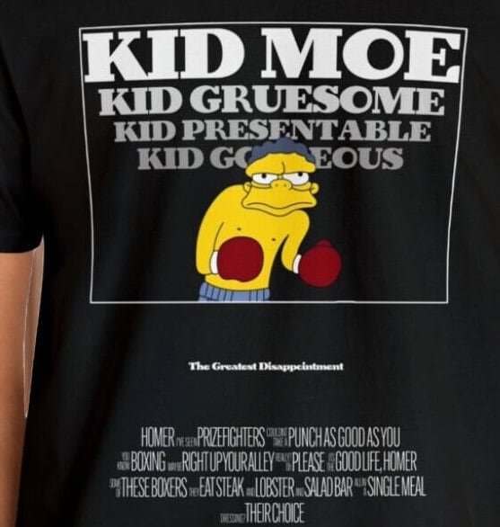 KID MOE TEE - the Simpsons, Moe Szyslak, Rocky 3, Funny, Parody, Boxing ...