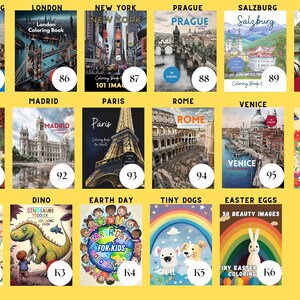 Full Collection 4000 Coloring Pages in 80 Coloring Books Bundle ...