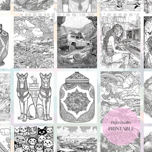 Full Collection 4000 Coloring Pages in 80 Coloring Books Bundle ...