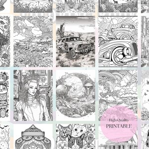 Full Collection 4000 Coloring Pages in 80 Coloring Books Bundle ...