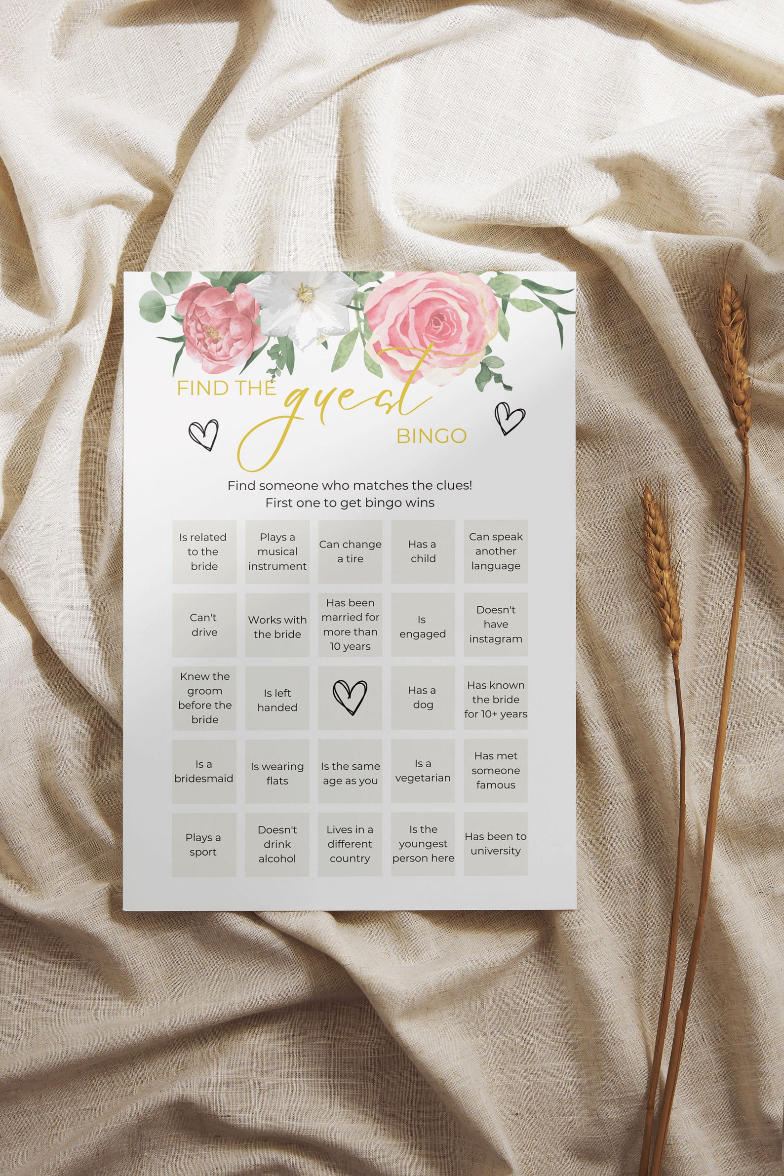 Bridal Shower Games Instant Download Printable Bridal Shower - Etsy
