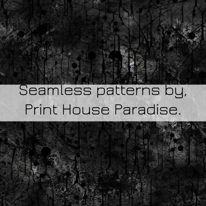 Repeating Dark and Torn Patterns in Digital Download Format, 10 ...