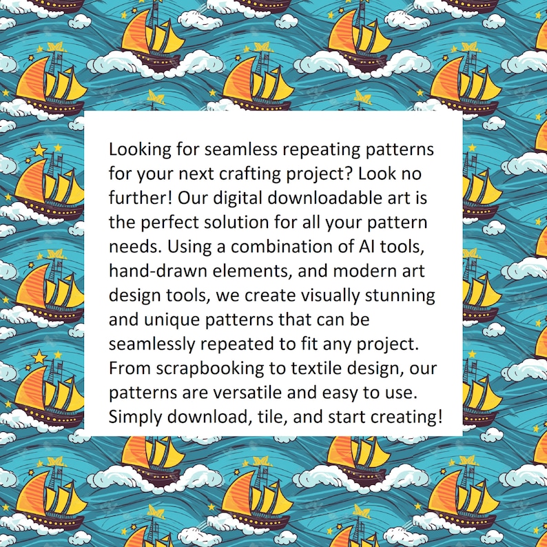 Repeating Dark and Torn Patterns in Digital Download Format, 10 ...