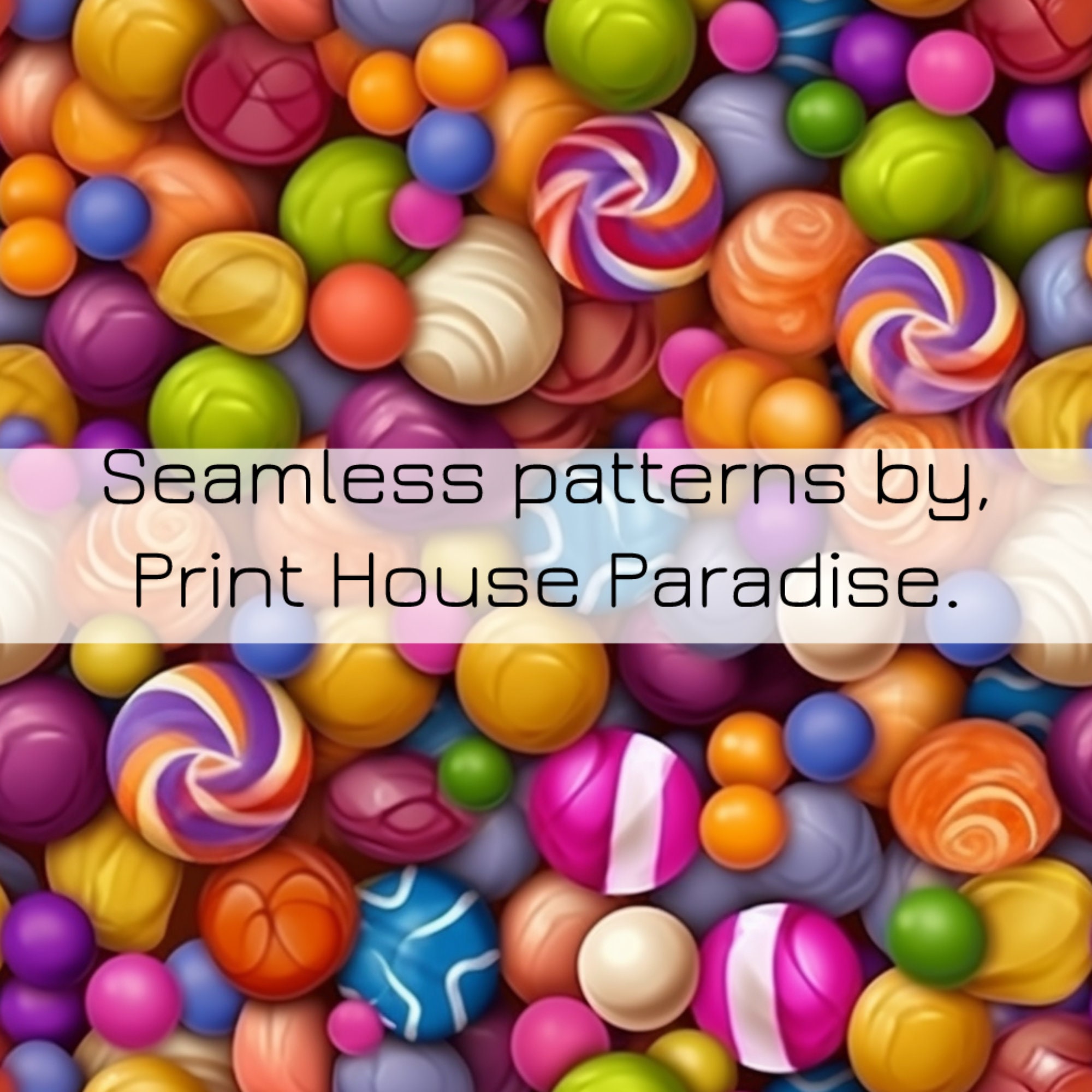 Repeating Candy Patterns in Digital Download Format, 10 Seamless ...