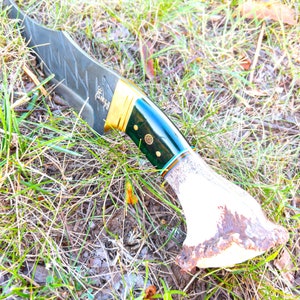 Nile, Deer Antler Bowie Knife With Sheath, Custom Gifts for Men, Stag ...