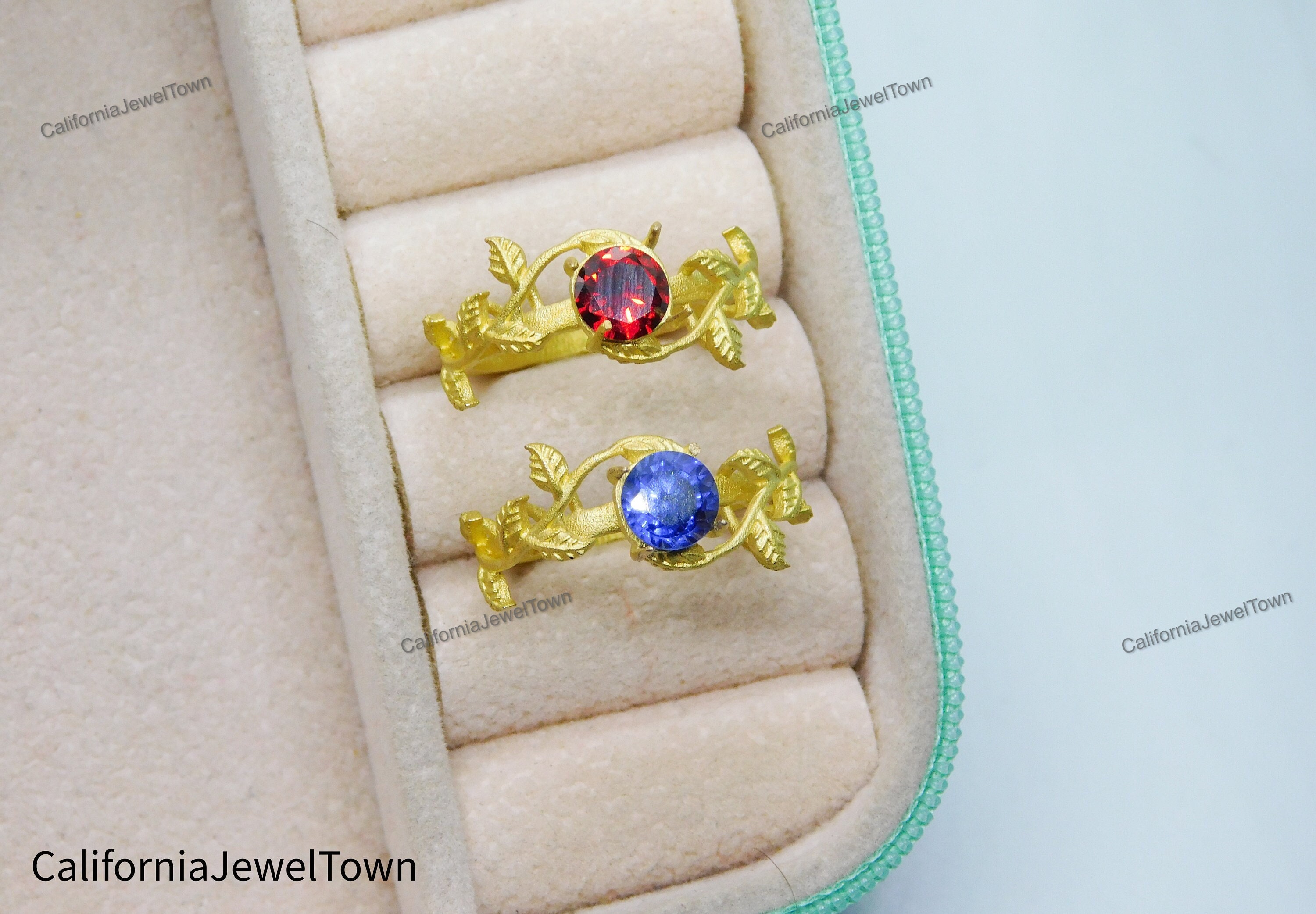 Anime Ring, Howl Moving Castle Ring, Couple Ring, Leaf Flower Ring ...