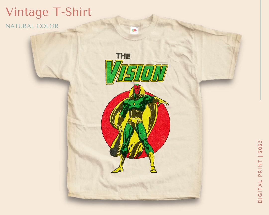 Vintage Tshirt the Vision NATURAL Color Men Woman Unisex T-shirt ...