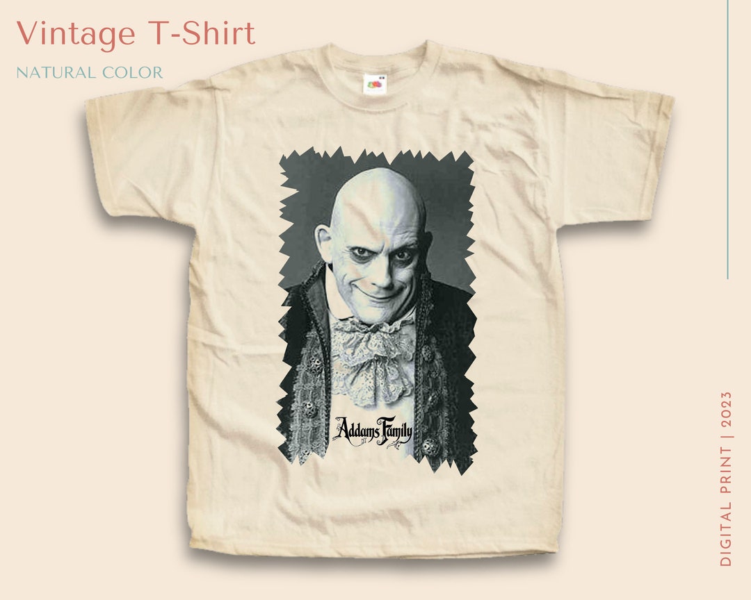 Vintage Tshirt Uncle Fester V1 NATURAL Color Men Woman Unisex T-shirt ...