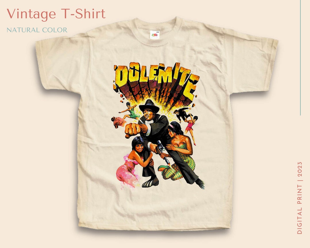 Vintage Tshirt Dolemite V1 NATURAL Color Men Woman Unisex T-shirt ...