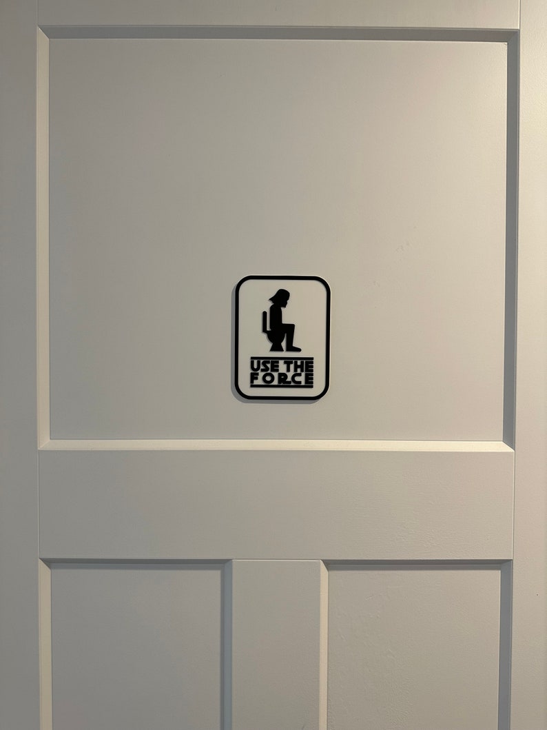 3D Printed Star Wars Bathroom Sign - Etsy