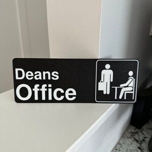 3D Printed the Office Custom Name Plate Sign - Etsy