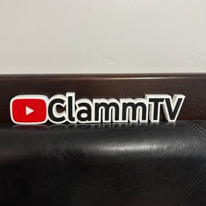 3D Printed Streaming Custom Nameplate - Etsy