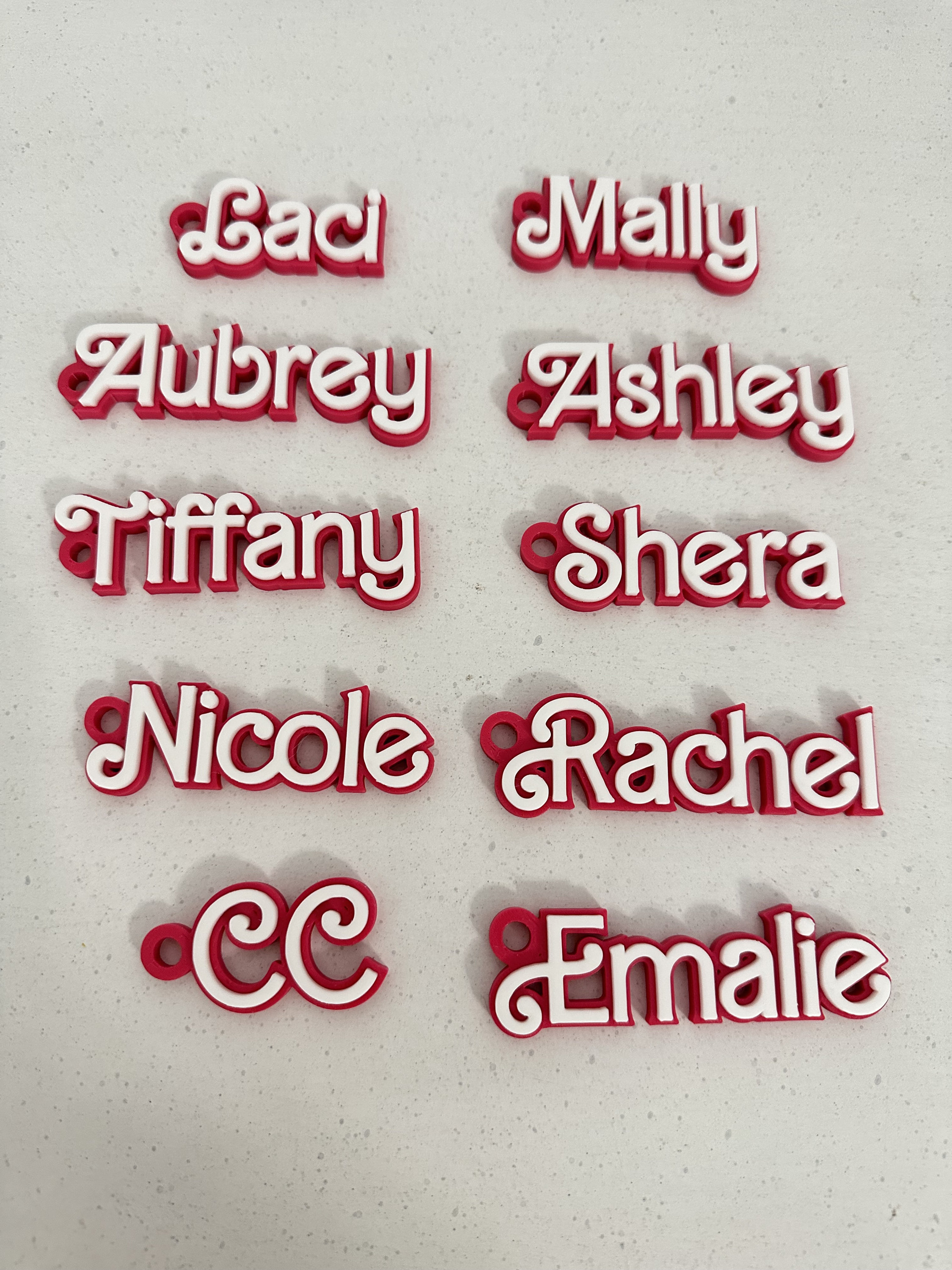 3D Printed Custom Themed Keychains - Etsy