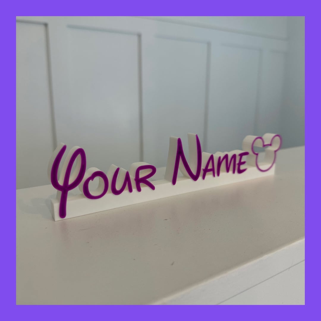 3D Printed Fantasy Style Name Plates - Etsy