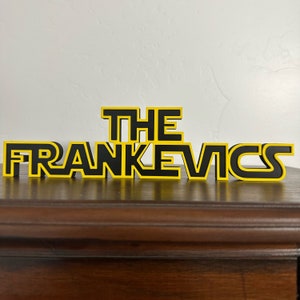 3D Printed Space Style Custom Name Plate - Etsy