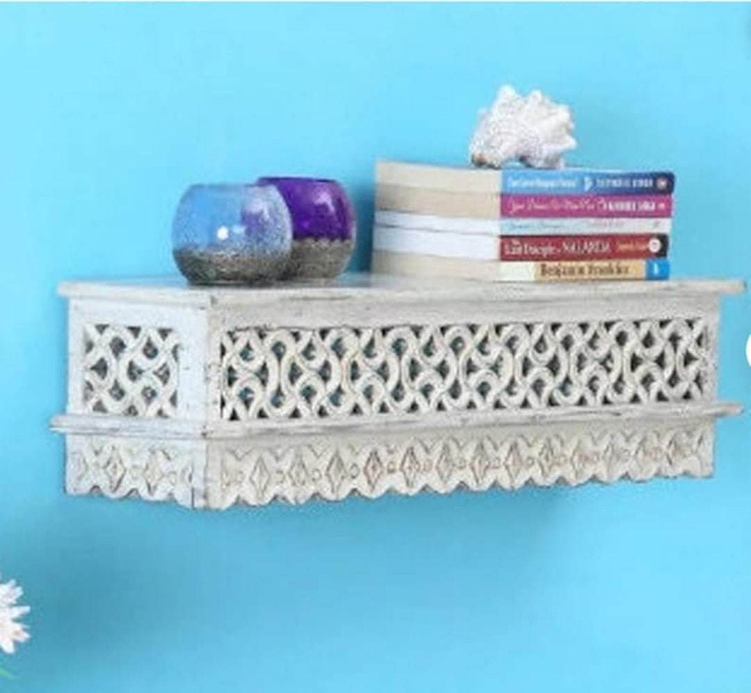 Wooden Carving Wall Shelf/handmade Wall Bracket Wood/unique Hand Carved ...