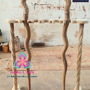 Handmade Wooden Carved Walking Canes Storage Rack/stick Stand/umbrella ...