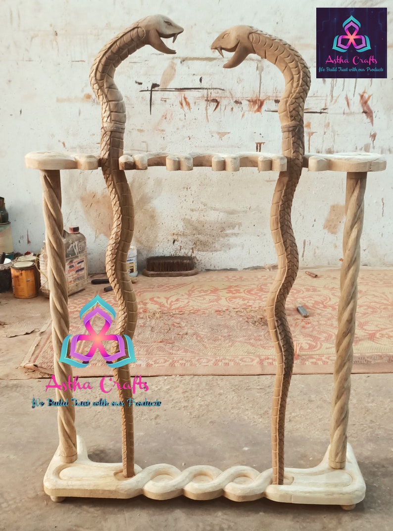 Handmade Wooden Carved Walking Canes Storage Rack/stick Stand/umbrella ...